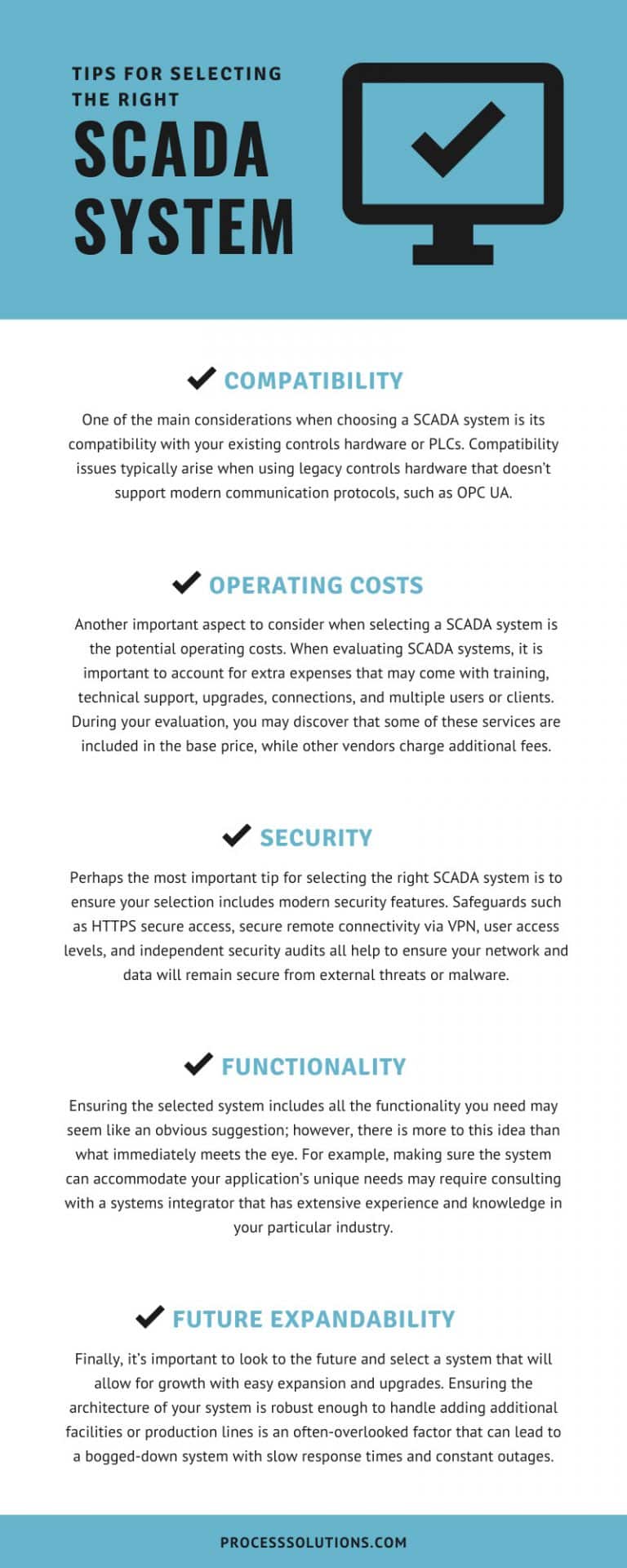 Tips for Selecting the Right SCADA System | Process Solutions, Inc.